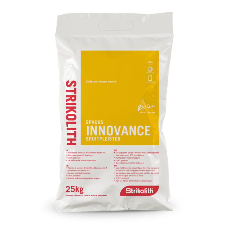 Spacks Innovance Spuitpleister | Strikolith